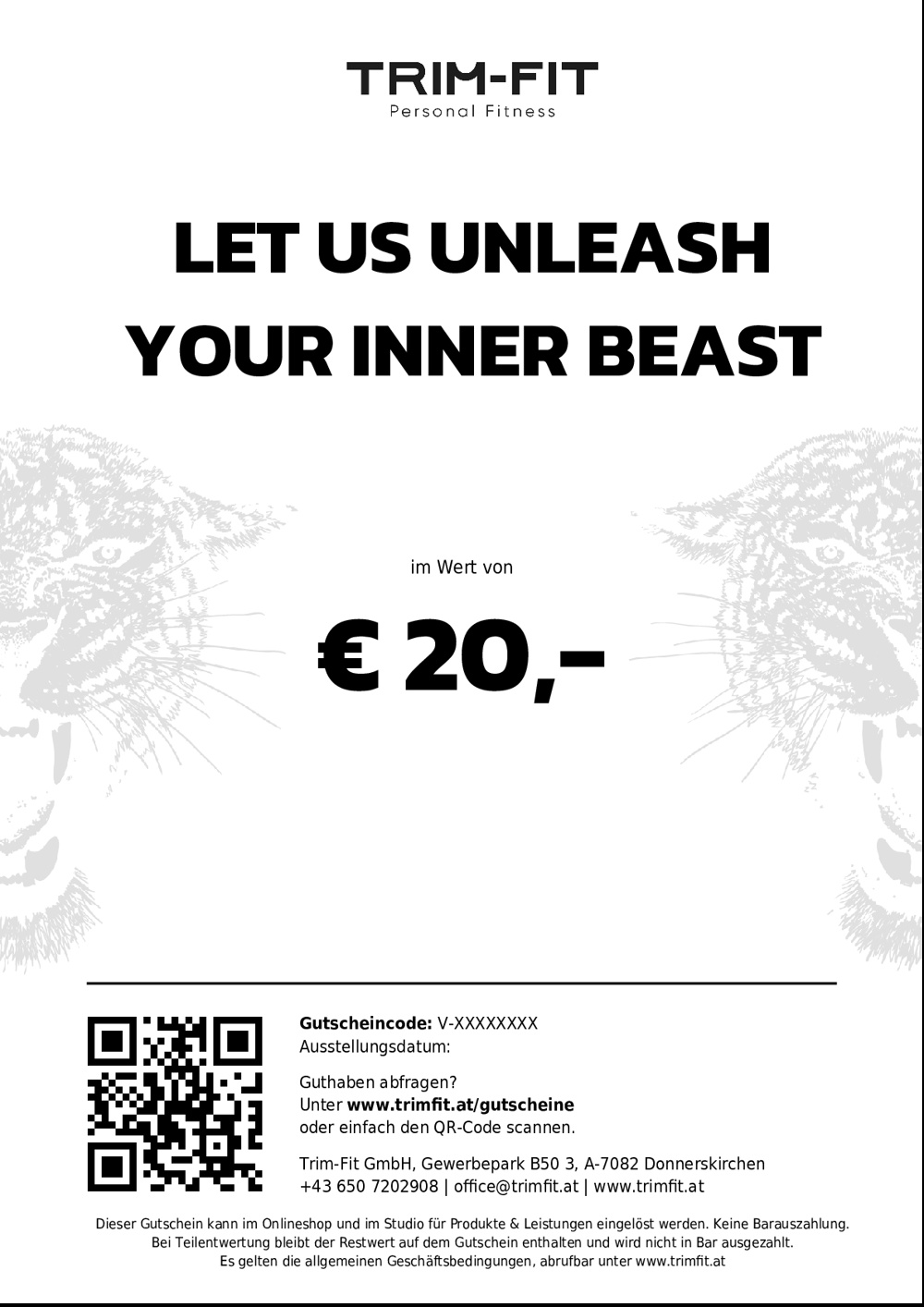 Gutschein - Trim-Fit Personal Fitness